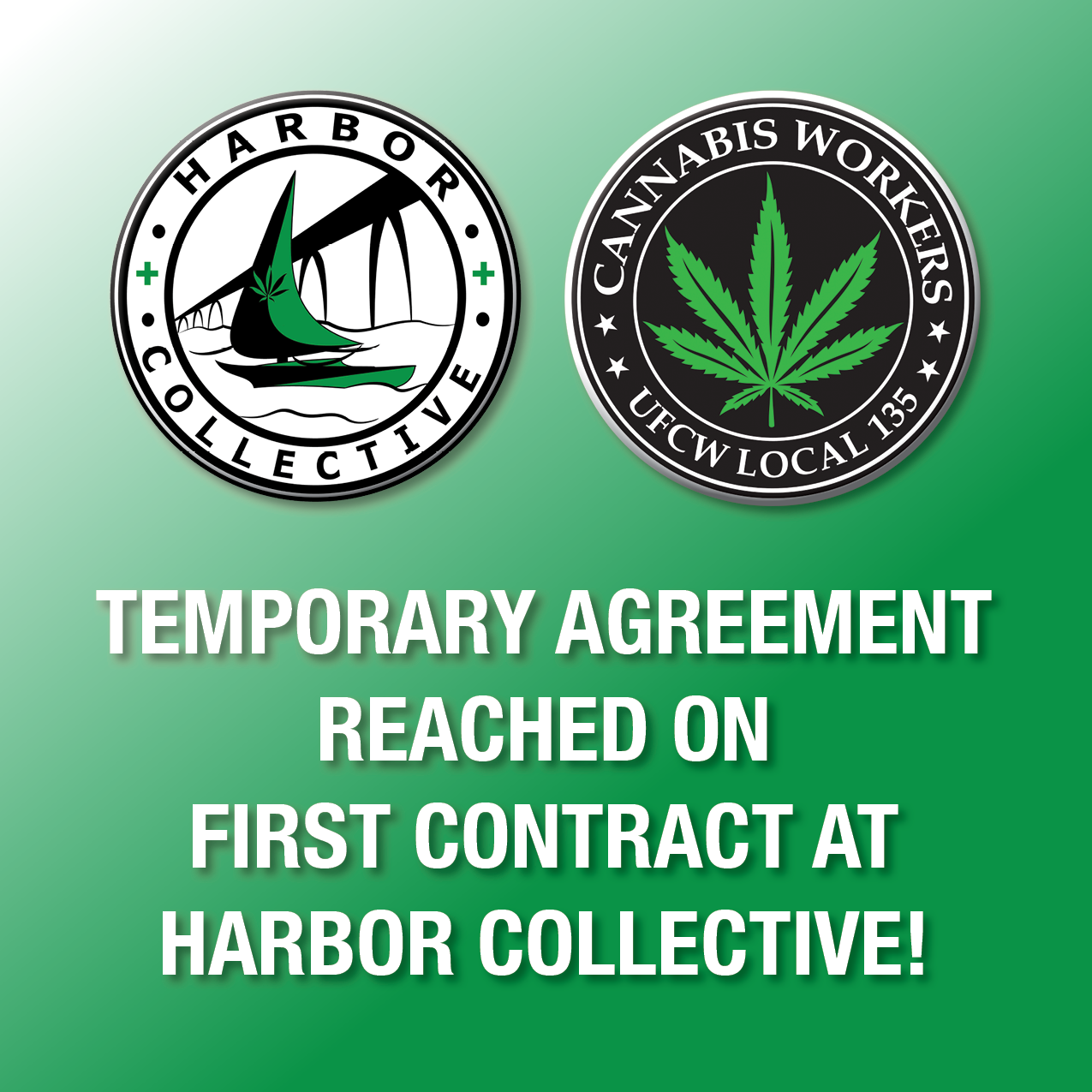 TA Reached at Harbor Collective – UFCW Local 135