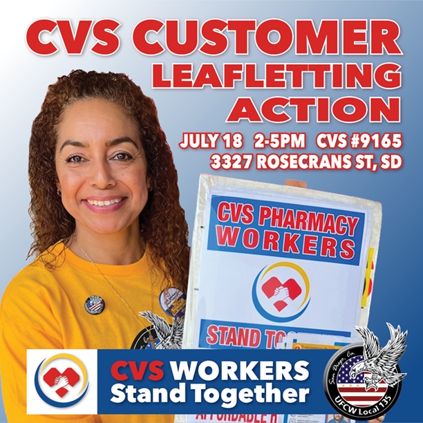 CVS Leafletting Actions Continue! - UFCW Local 135