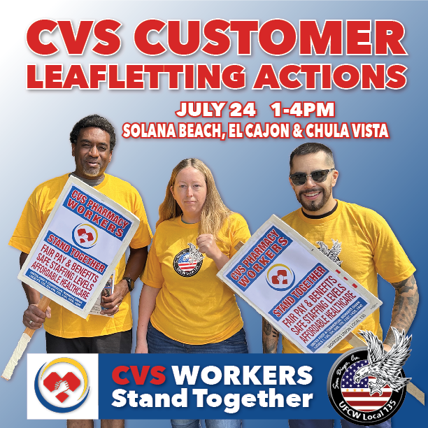 CVS Customer Leafletting Actions Continue - UFCW Local 135