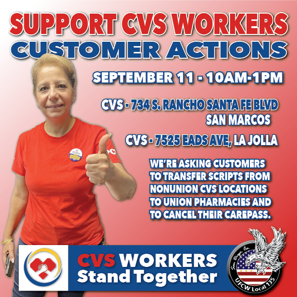 CVS Customer Actions – UFCW Local 135