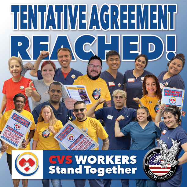 Tentative Agreement Reached with CVS! - UFCW Local 135