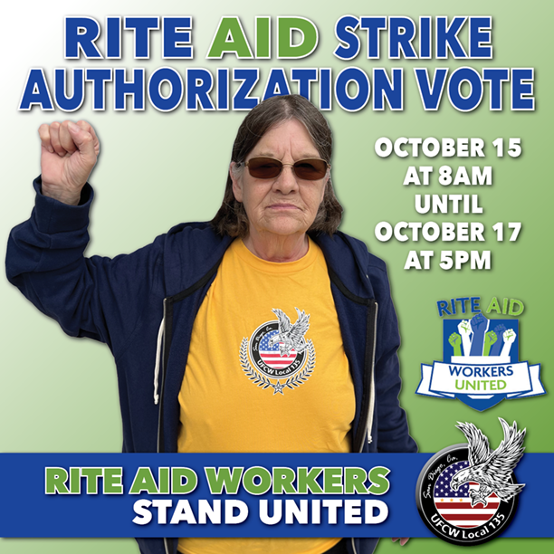 Rite Aid Strike Authorization Vote – UFCW Local 135