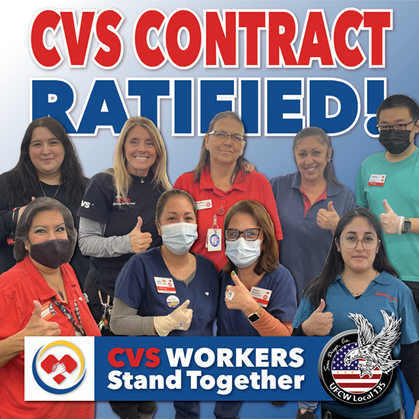 CVS Contract Ratified! – UFCW Local 135
