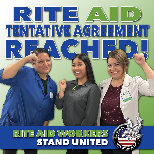 TA Reached with Rite Aid! – UFCW Local 135
