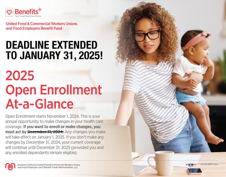 Open Enrollment Extended! – UFCW Local 135