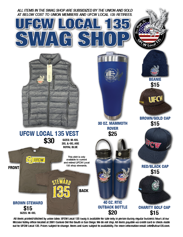 Swag Shop - UFCW Local 135