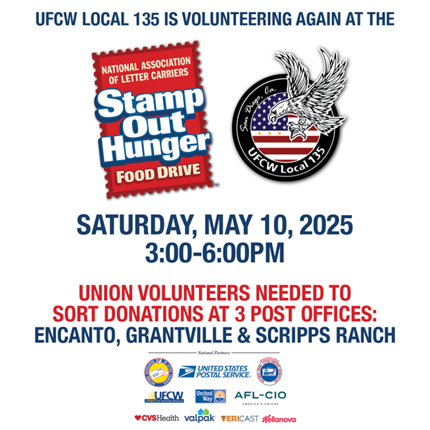 Stamp Out Hunger 2025 – UFCW Local 135