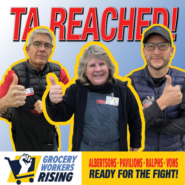Tentative Agreement Reached on New Grocery Contract! – UFCW Local 135