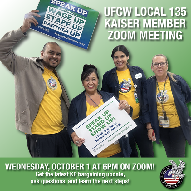 KP Bargaining Update Meeting – UFCW Local 135