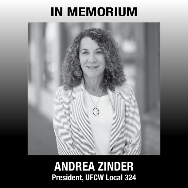 In Memory of Union Sister Andrea Zinder – UFCW Local 135