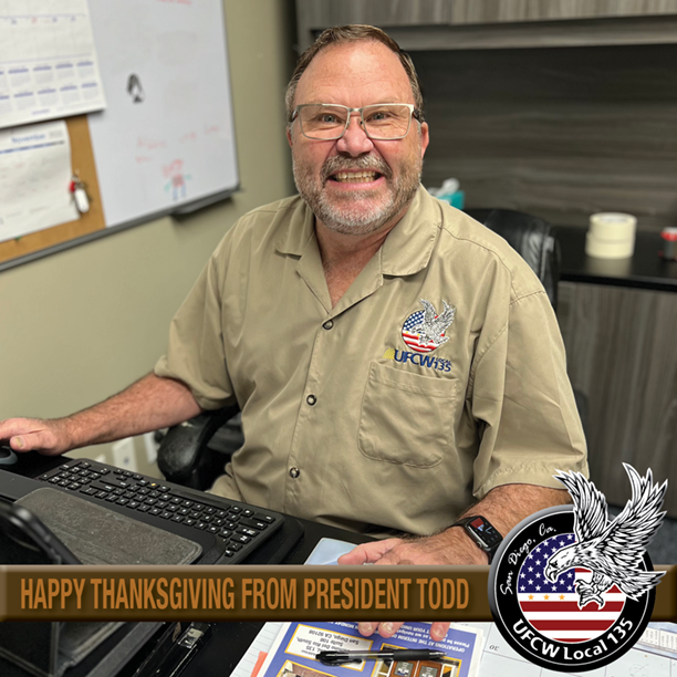 Thanksgiving Message – UFCW Local 135