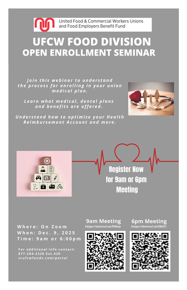 Open Enrollment Seminar – UFCW Local 135