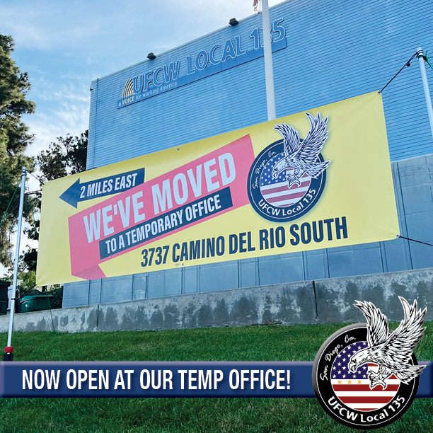 Temp Office Open for Business – UFCW Local 135