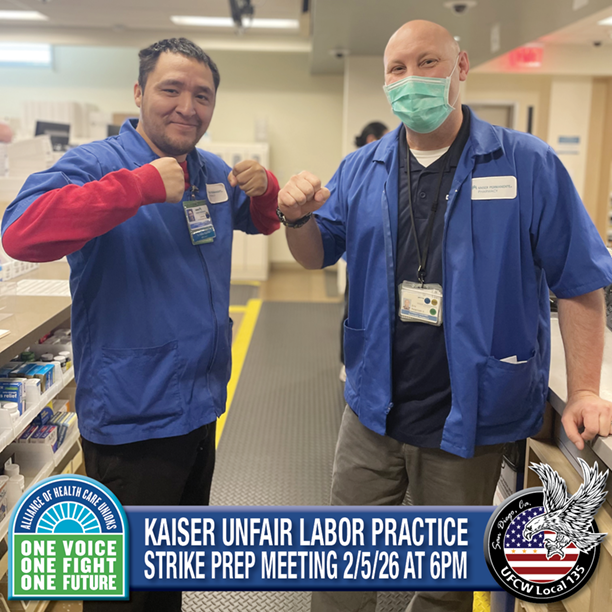 KP ULP Strike Prep Zoom Meeting – UFCW Local 135